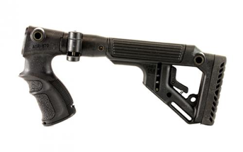 Mako Stock, Fits Remington 870, Folding, Adjustable Cheek Piece, Black ...