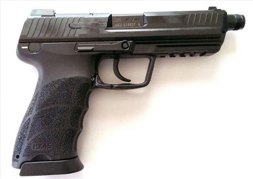 HK 45 Tactical, V1, DA/SA, Full Size, 45ACP, 5.2" Threaded Barrel ...